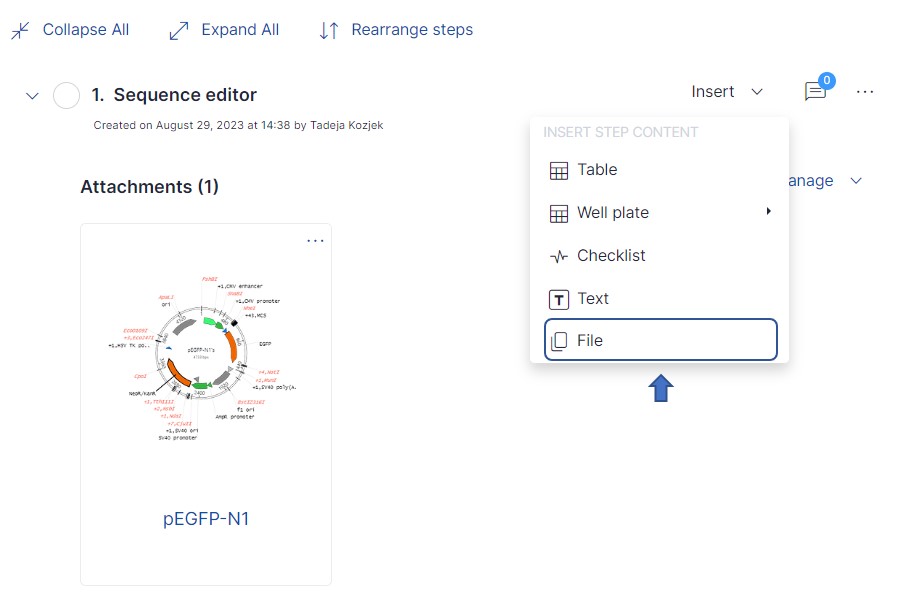 Sequence Editor - Design and Manage Your Plasmid Sequences Within SciNote ELN - SciNote