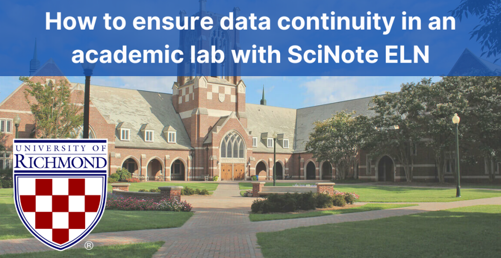 Electronic Lab Notebook for Academic Research Data Management - SciNote